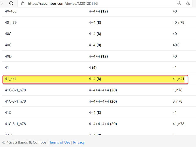 UEs that support ENDC specific band combination - Devices - telecomHall ...