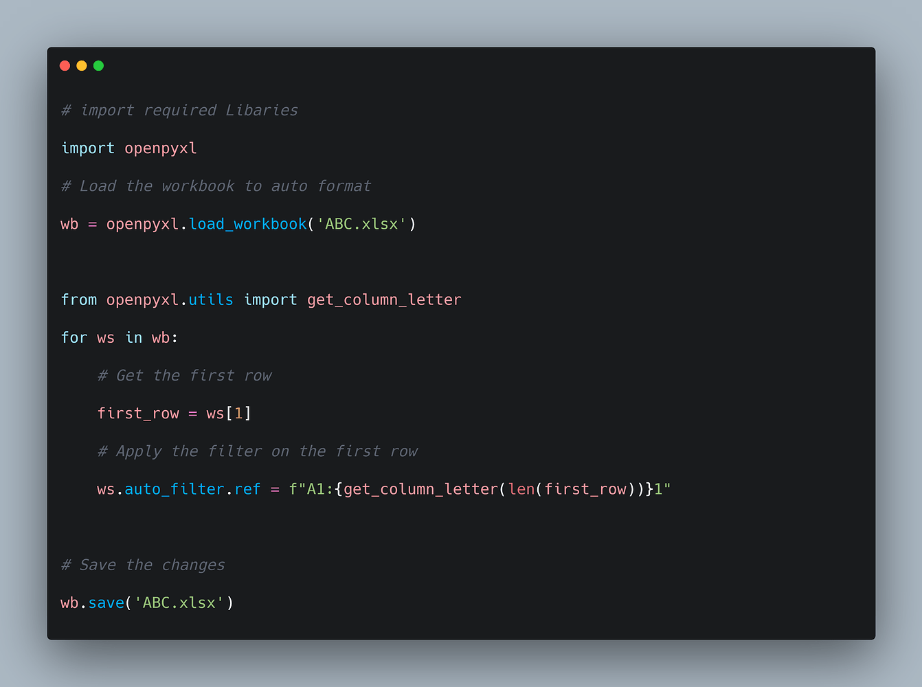 Python Openpyxl Tip 1 Apply Filter On All Excel Sheets Data python-openpyxl-tip-1-apply-filter-on-all-excel-sheets-data