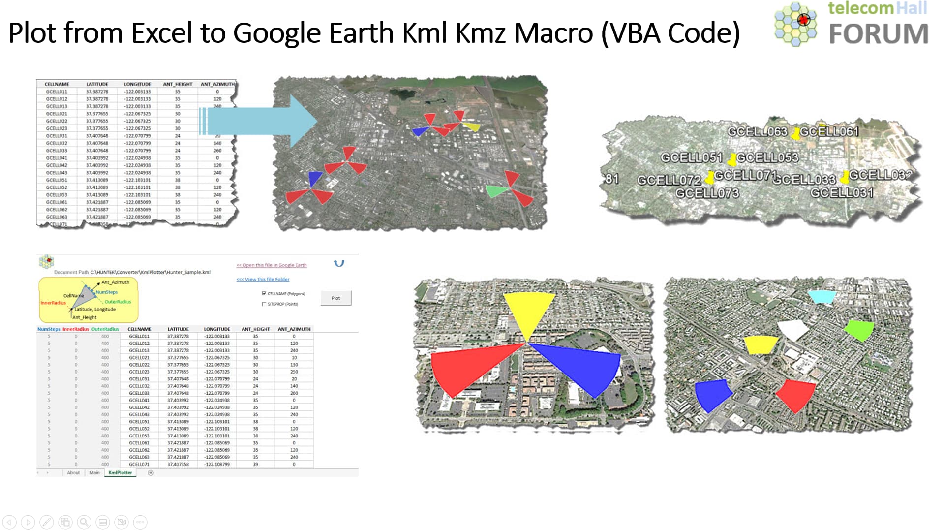 Plot From Excel To Google Earth Kml Kmz Macro VBA Code 2 By Thall Easily Explained 
