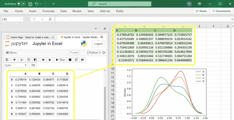 Python Jupyter Notebooks In Excel Python TelecomHall Forum